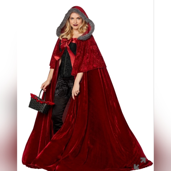 Spirit | Other | Adult Faux Fur Red Riding Hood Cape | Poshmark
